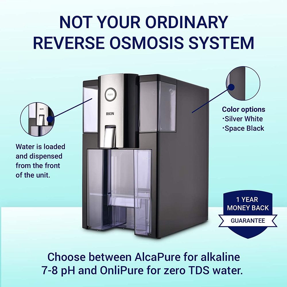 AlcaPure Filtro de água de Bancada com 4 Estágios de Filtração, 1.8L ...