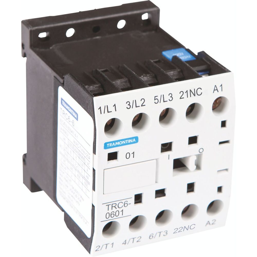 Mini Contator Tripolar Tramontina TRC6-0601 6 A 220 Vca 1NF - Blumenau