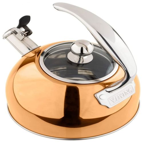 Culinária Viking Chaleira de Chá 2.5 L em Aço Inoxidável com Apito ...