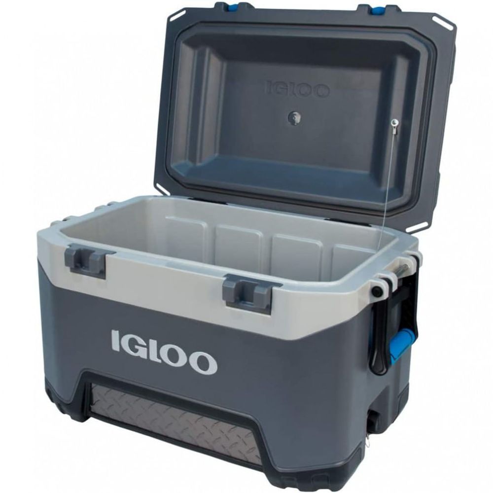 Igloo Cooler Caixa Térmica Portátil 52 Litros, Cinza - Blumenau