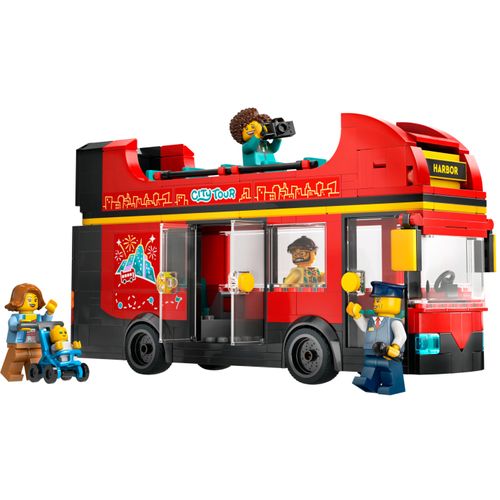 LEGO CITY - Ônibus turístico vermelho de dois andares - Blumenau